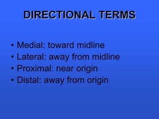 2. anatomy term chapter 2 | PPT | Death, Injury, or Military Conflict ...