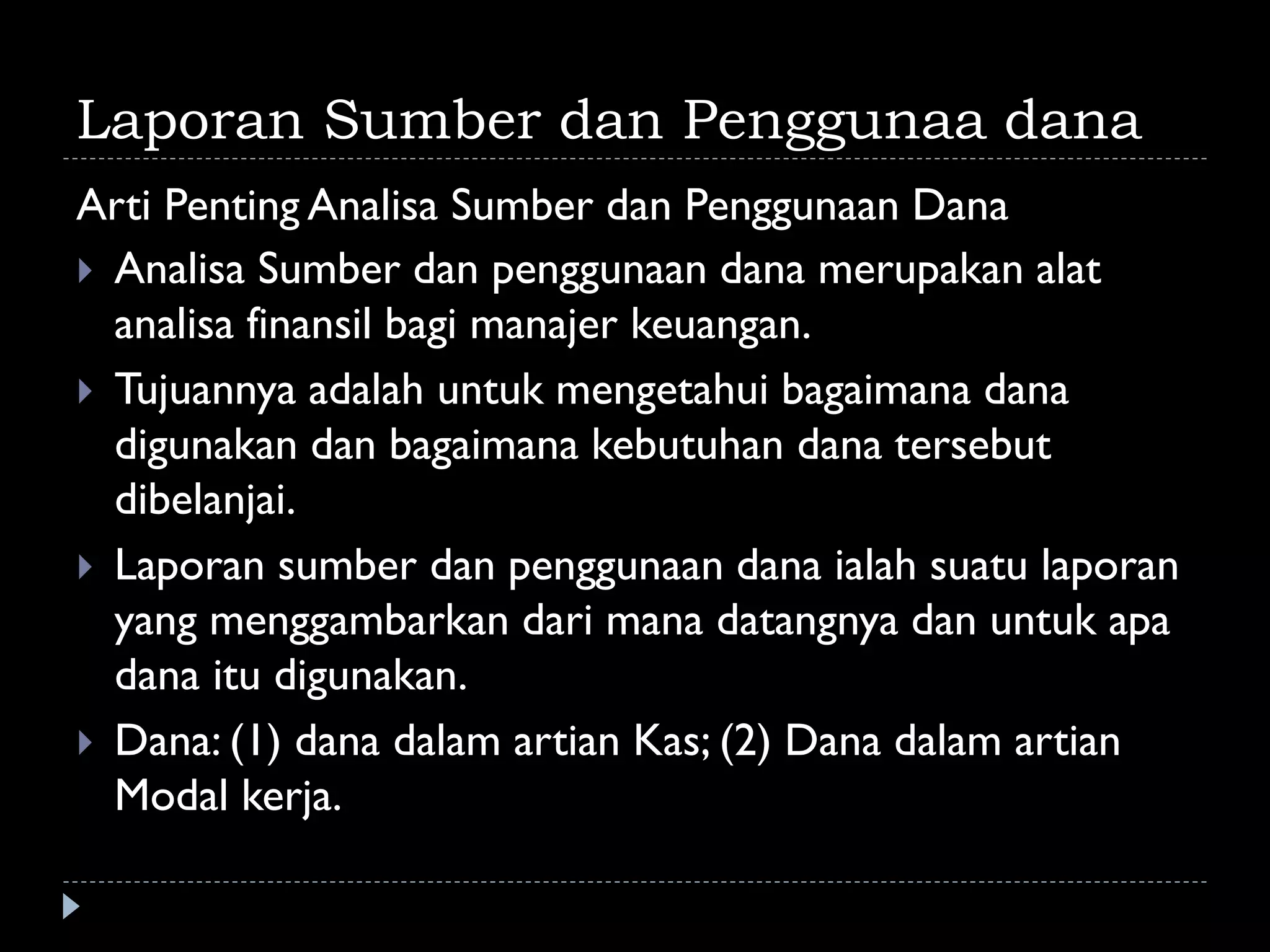 2. analisis sumber dana dan aliran kas | PPTX