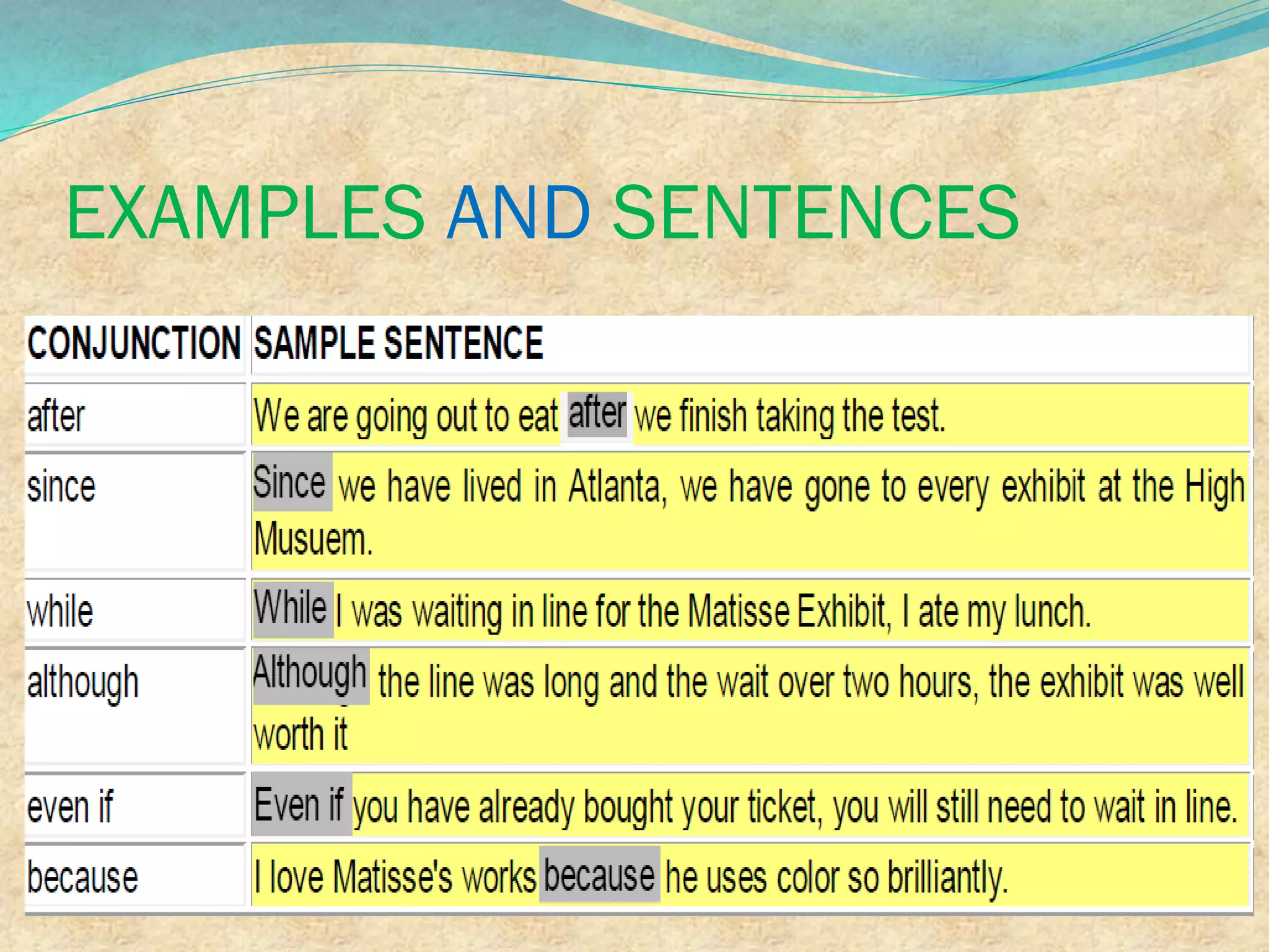 2. coordinating conjunctions | PPTX
