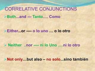 2. coordinating conjunctions | PPTX