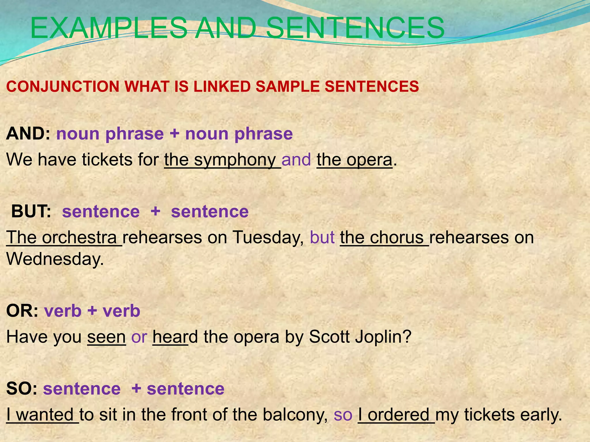 2. coordinating conjunctions | PPT