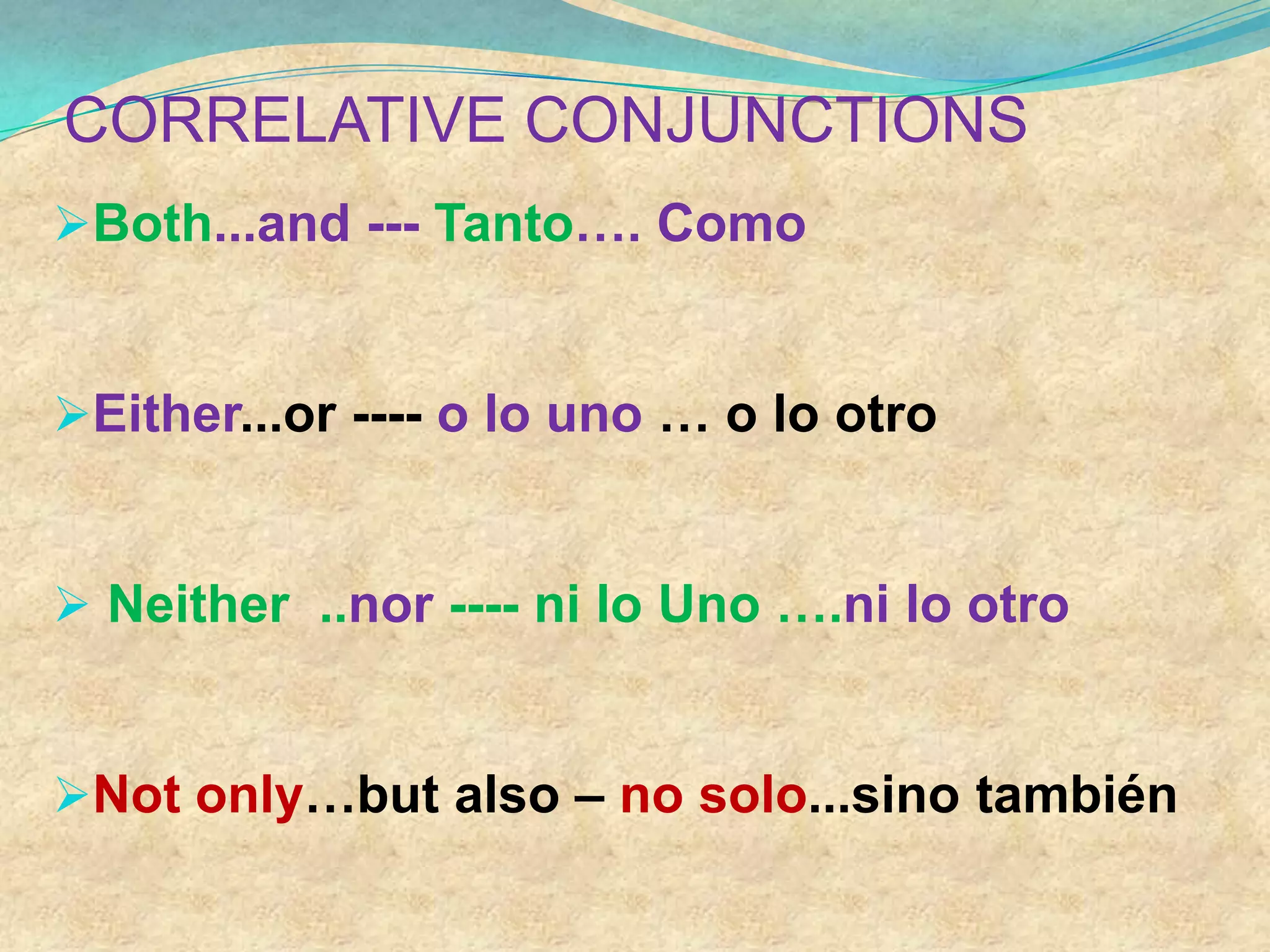 2. coordinating conjunctions | PPT