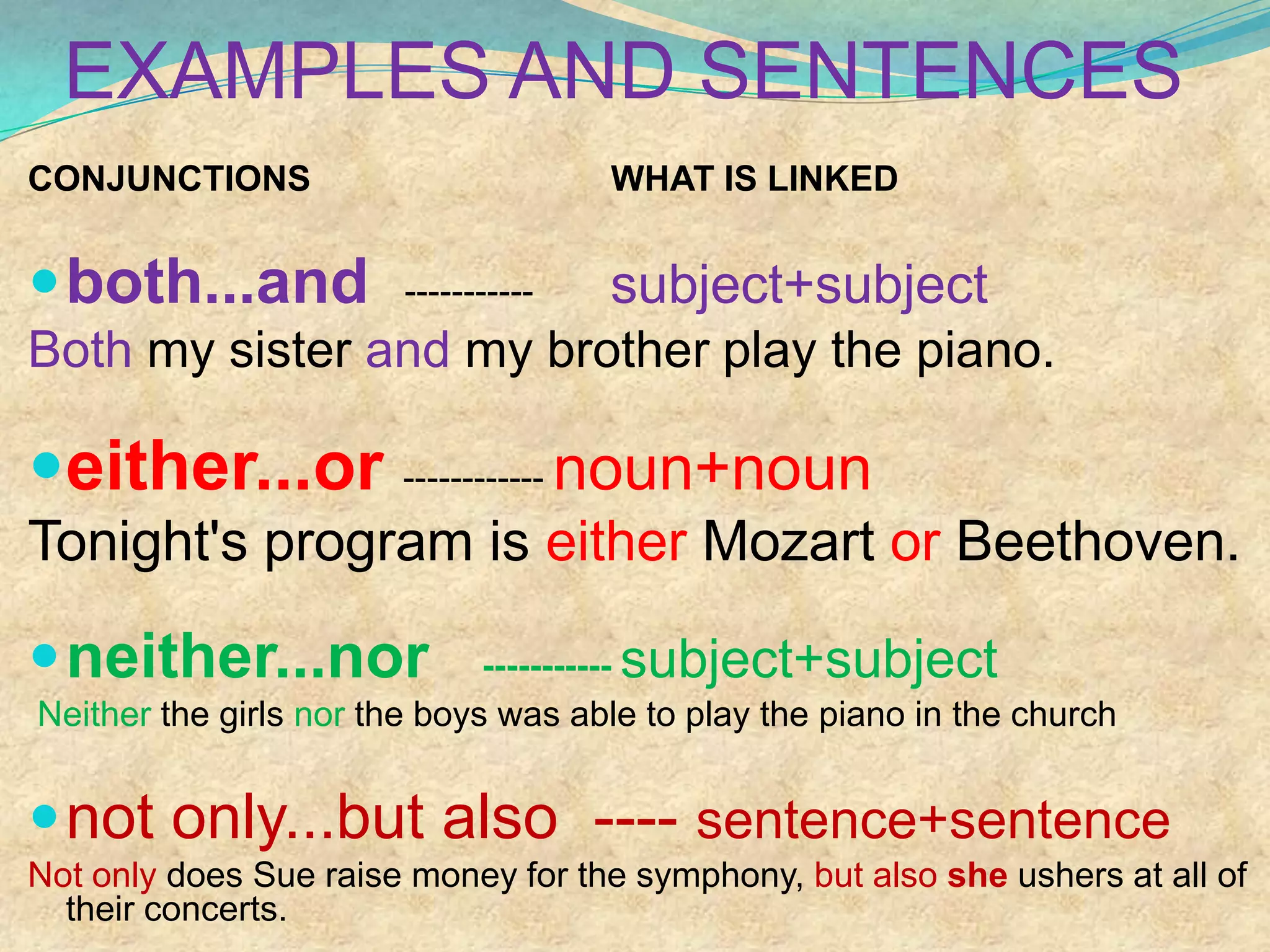 2. coordinating conjunctions | PPT