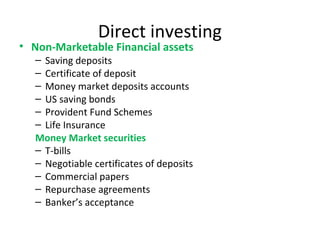 Investment Securities. alternatives & attributes | PPT