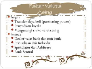 2. pasar uang & valas | PPT