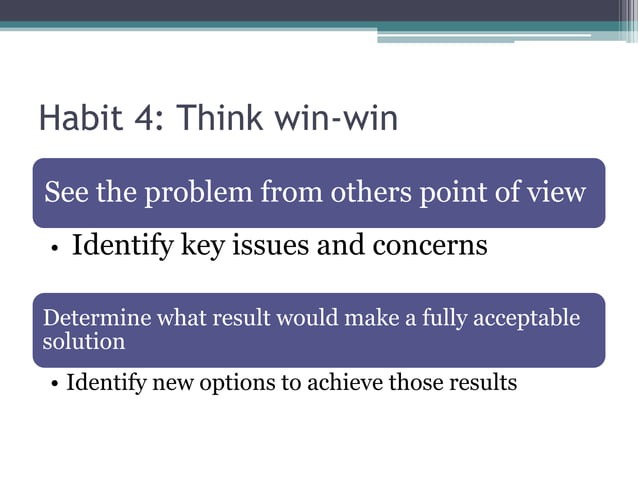 7 basic habits for highly effective people | PPTX