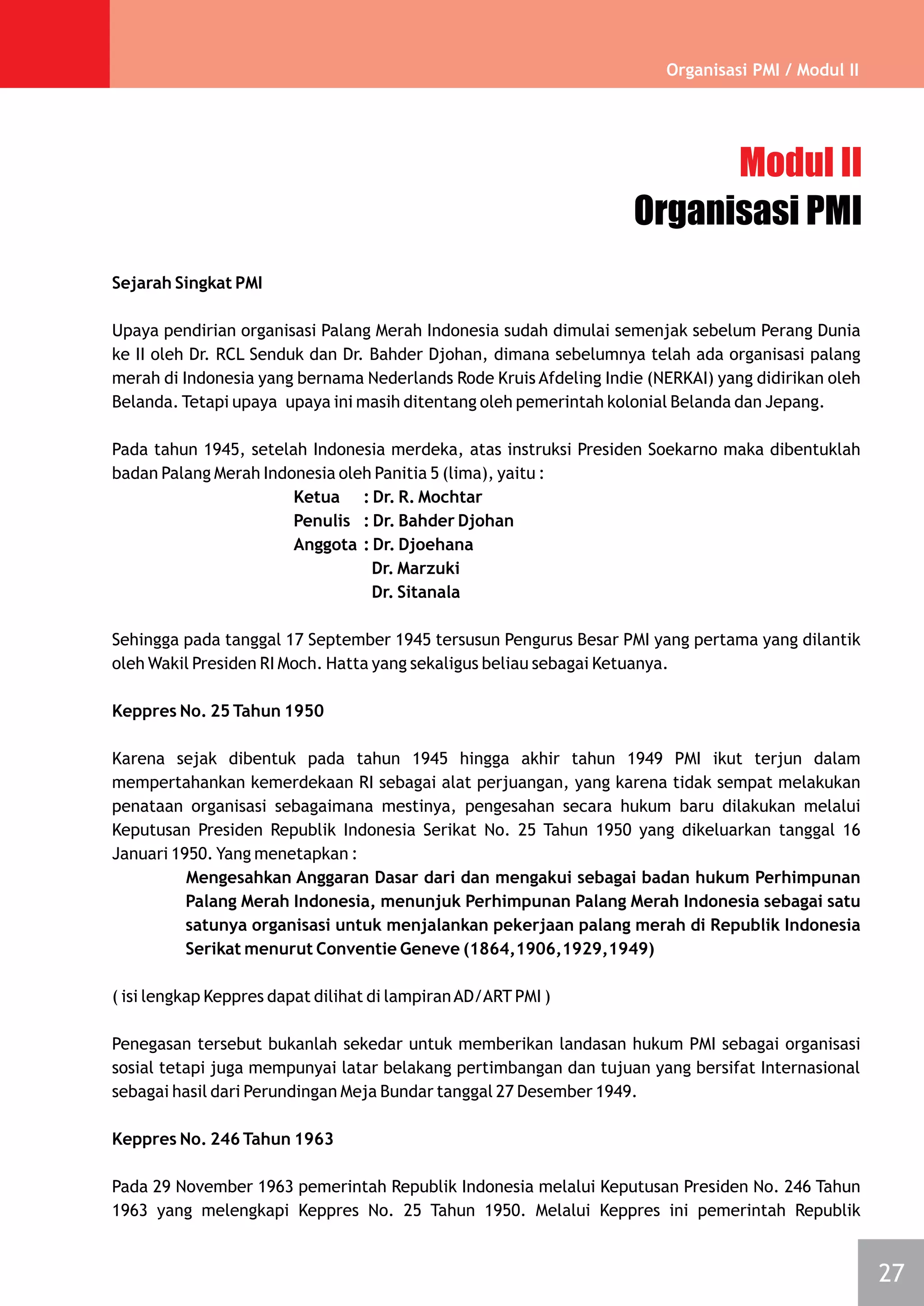 Pelatihan Dasar KSR - Kumpulan Materi | PDF