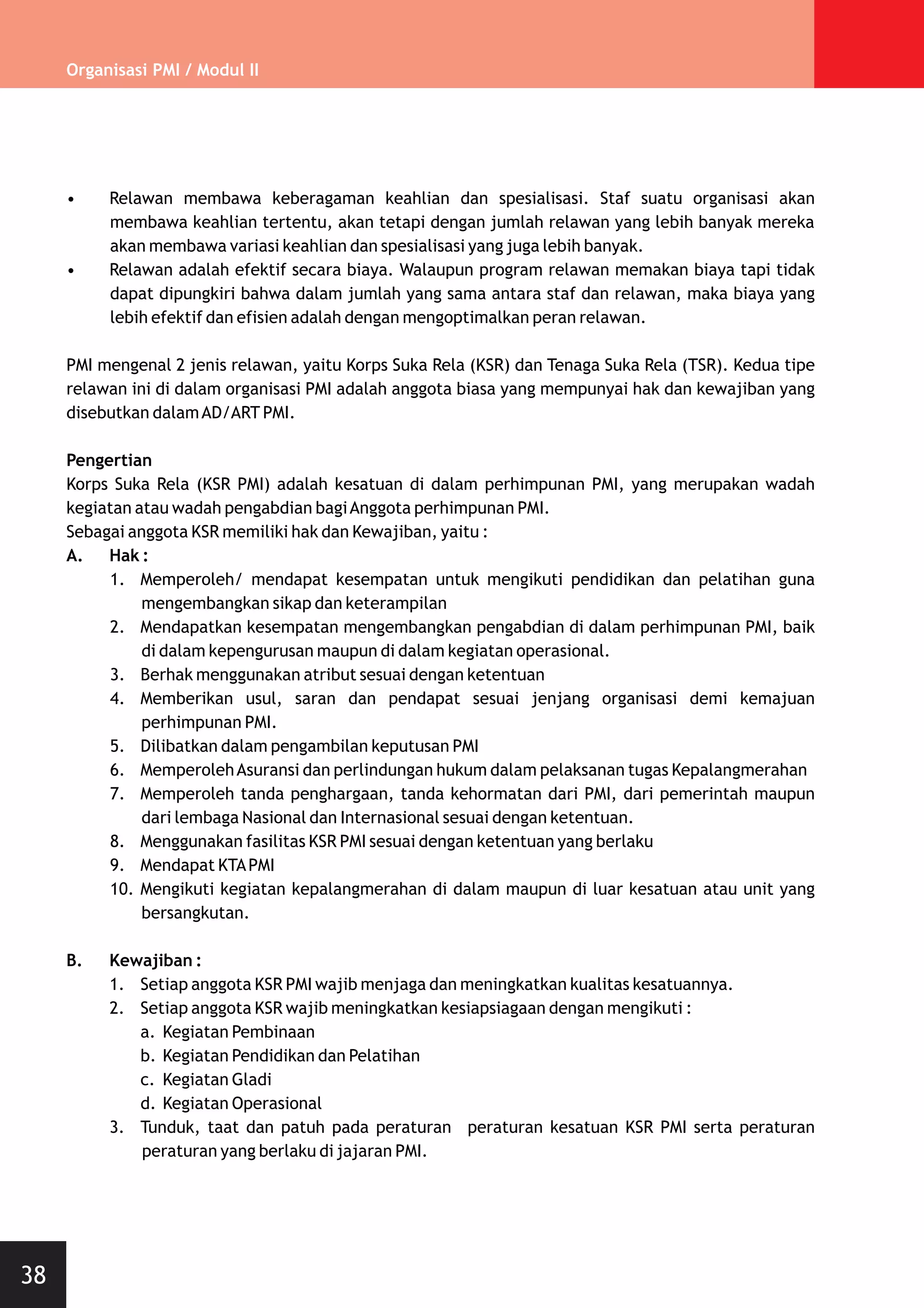 Pelatihan Dasar KSR - Kumpulan Materi | PDF