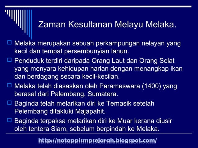 2.4 zaman kesultanan melayu melaka | PPS