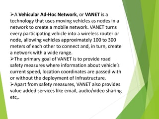 Vanet Presentation | PPTX