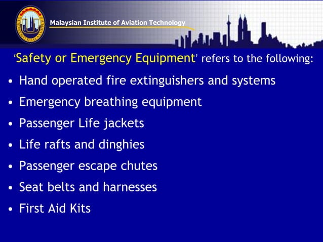 2.aircraft Emergency Equipments | PDF | First Aid | Injuries