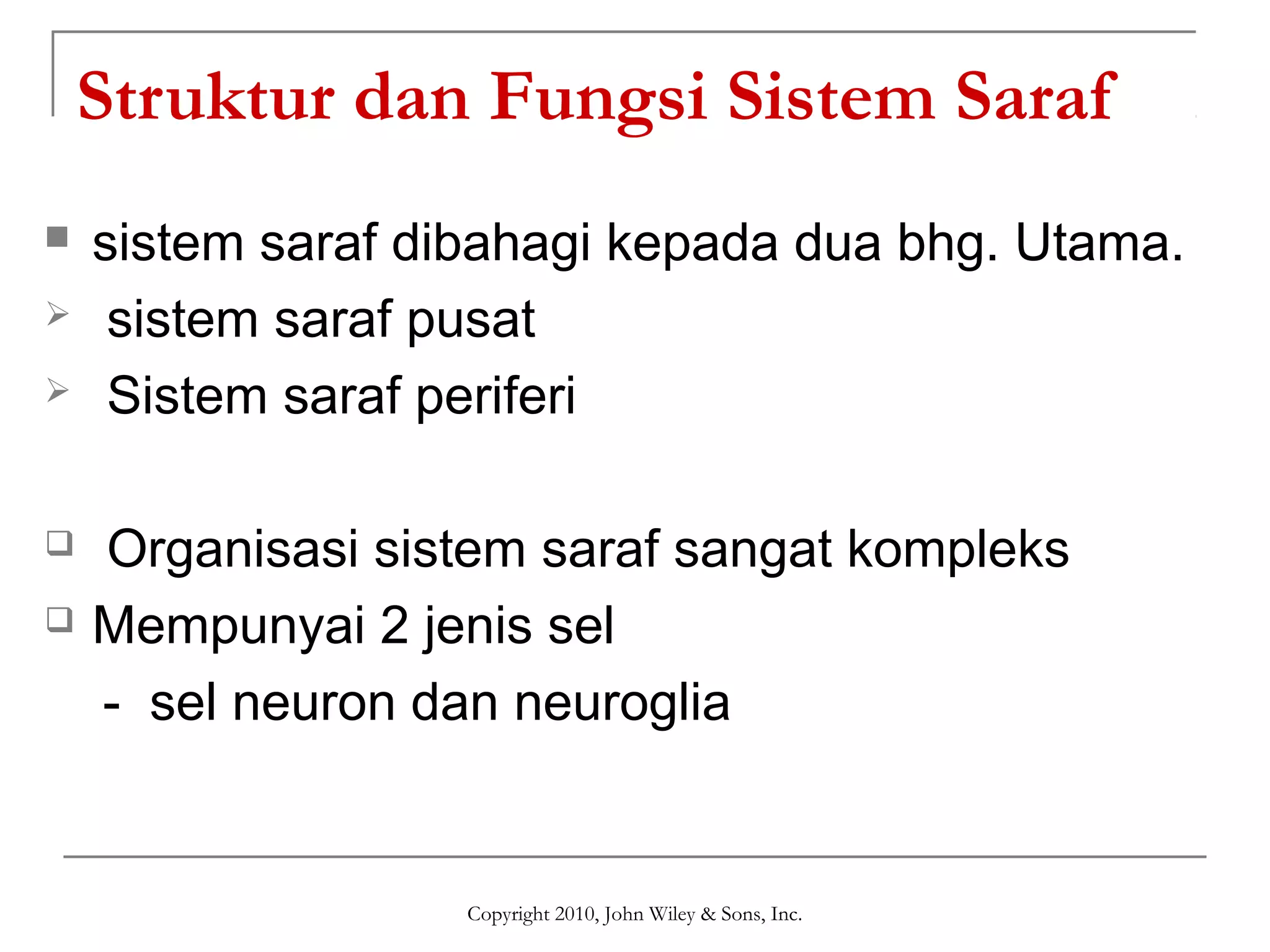 2.1 struktur & fisiologi sistem saraf pusat | PPT