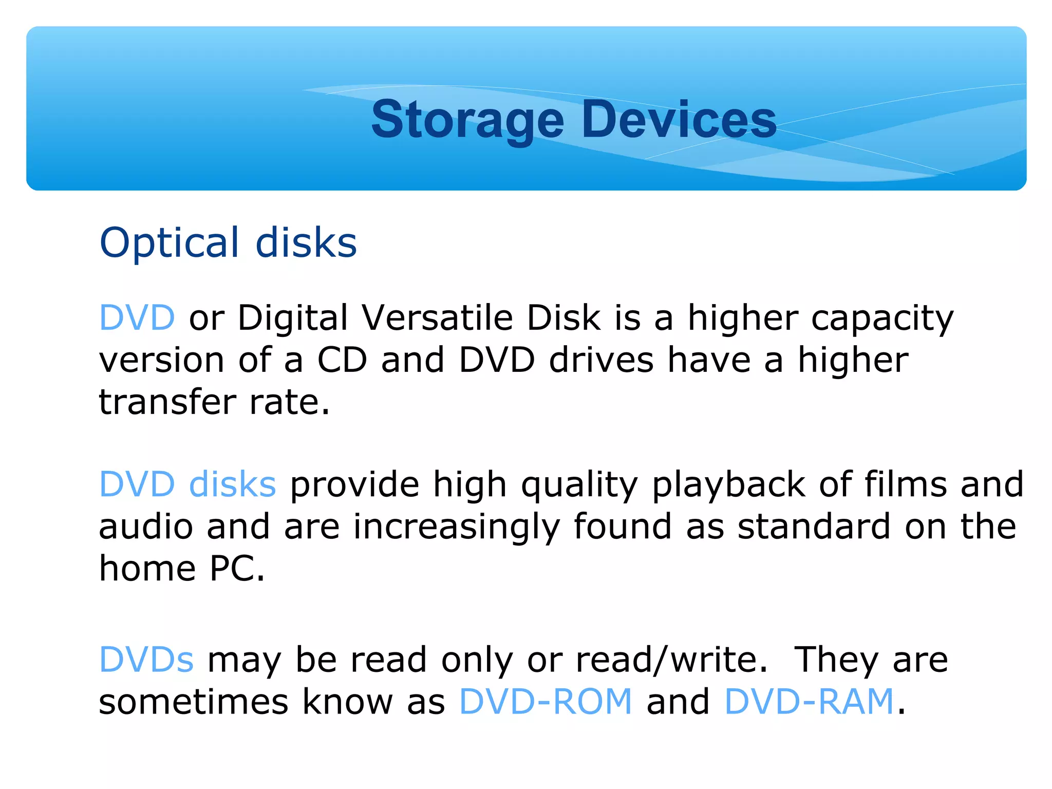 storage devices | PPT