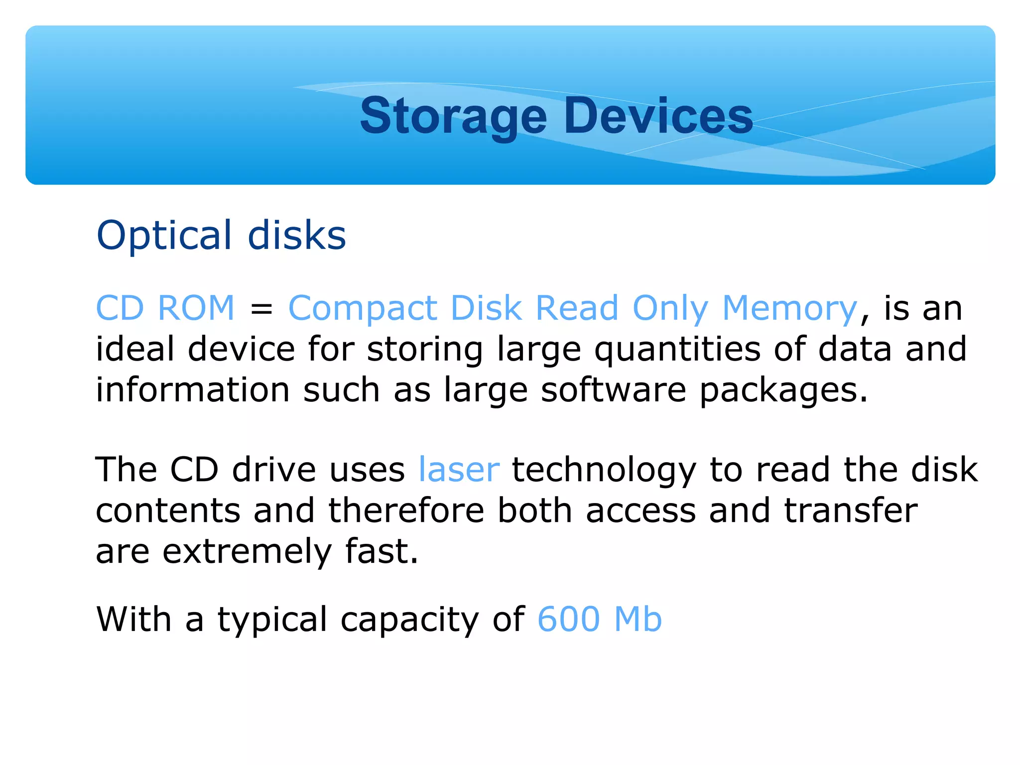 storage devices | PPT