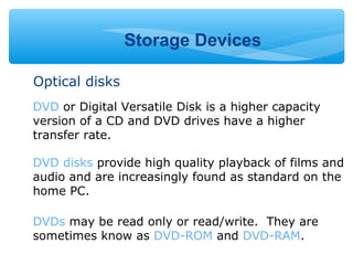 storage devices | PPT