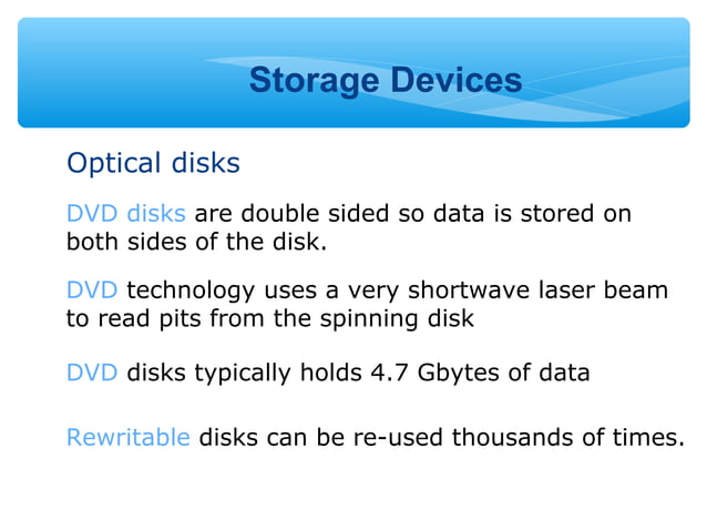 storage devices | PPT