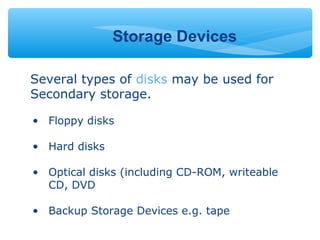 storage devices | PPT