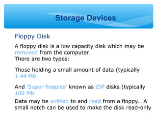 storage devices | PPT
