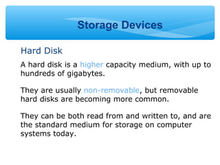 storage devices | PPT