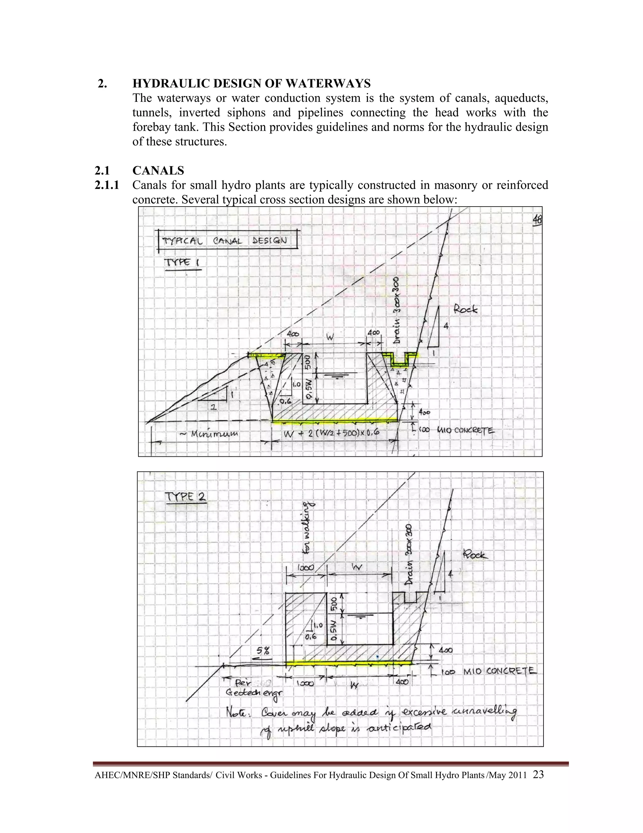 2.2 gl for-hydaulic_design_of_shp_project | PDF