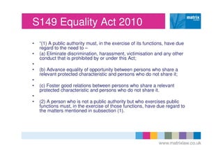 Understanding the Public Sector Equality Duty | PDF