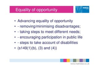 Understanding the Public Sector Equality Duty | PDF