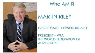 Pernod Ricard CMO Martin Riley on the future of effective partnerships ...