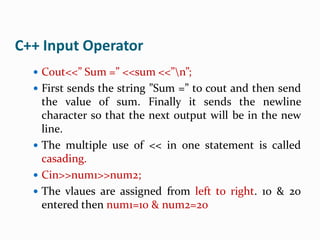 Introduction to cpp | PDF