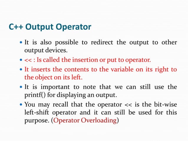 Introduction To Cpp Ppt