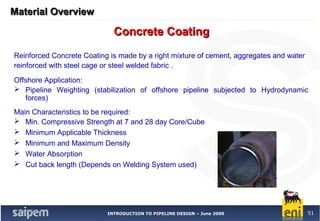 2. pipeline materials overview | PPT