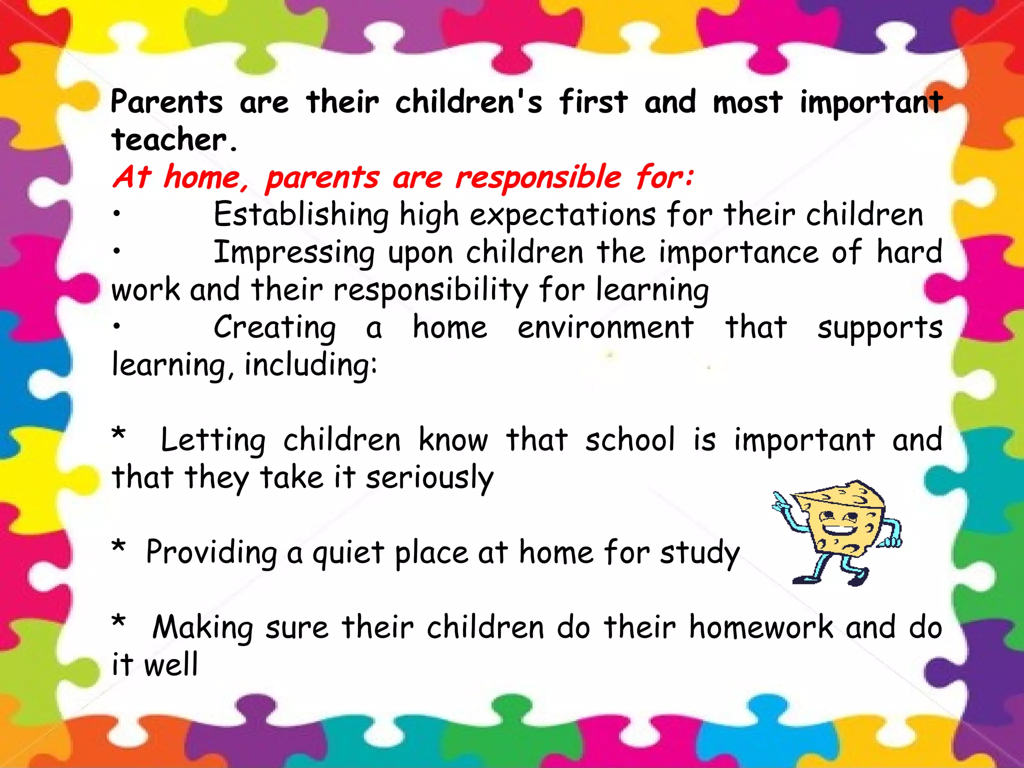 2. roles & responsibilities of parents | PPT
