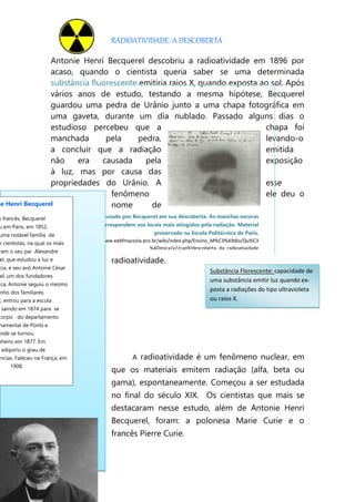 Descoberta da Radioatividade | PDF