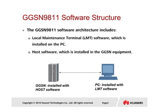 Huawei GGSN 9811 software management | PDF