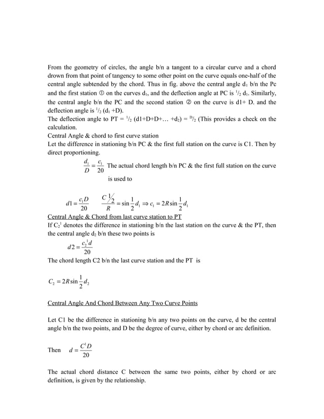 2.horizontal curves | DOC