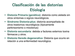 Distonía Generalizada