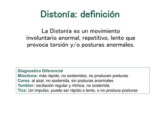 Distonía Generalizada