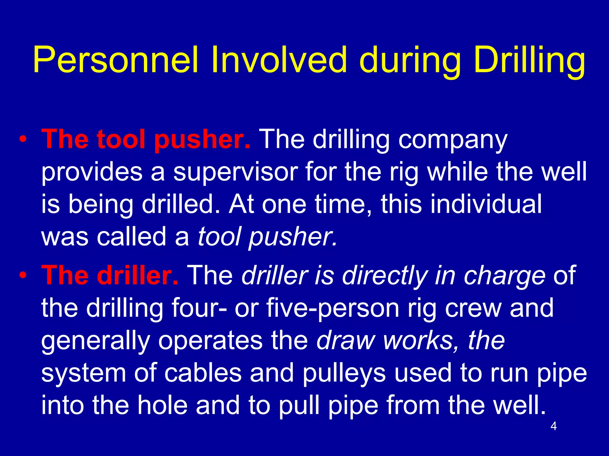 Rig Operations & Equipment | PPT