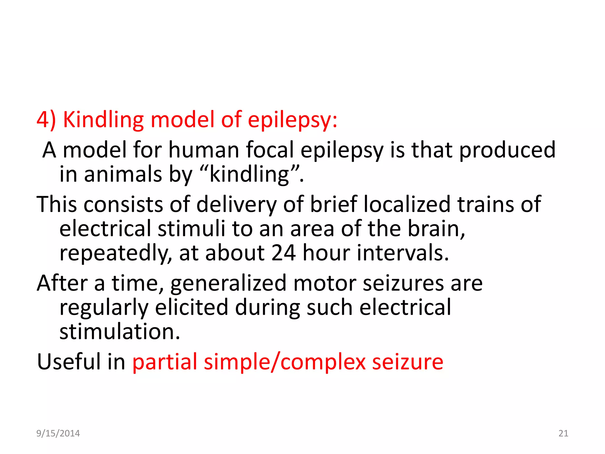 Evaluation of anti epileptic drugs practical | PPTX