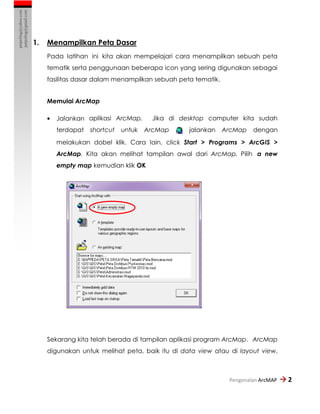 2. menampilkan peta dasar | PDF