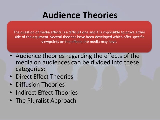 Audience: The Effects Debate