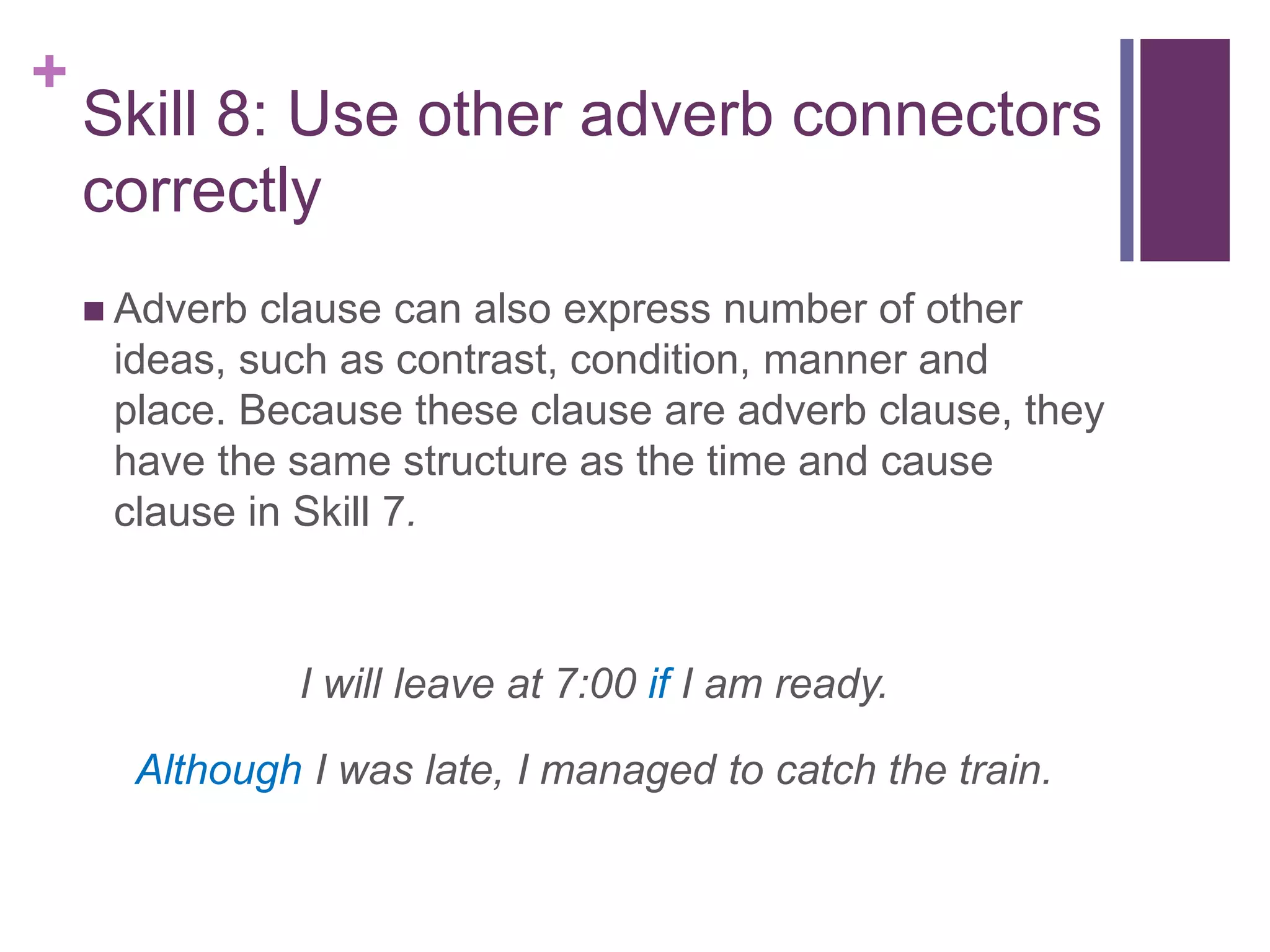 Sentences with multiple clauses | PPTX
