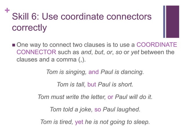 Sentences with multiple clauses | PPTX