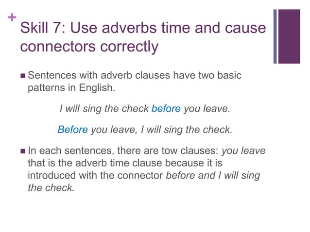 Sentences with multiple clauses | PPTX