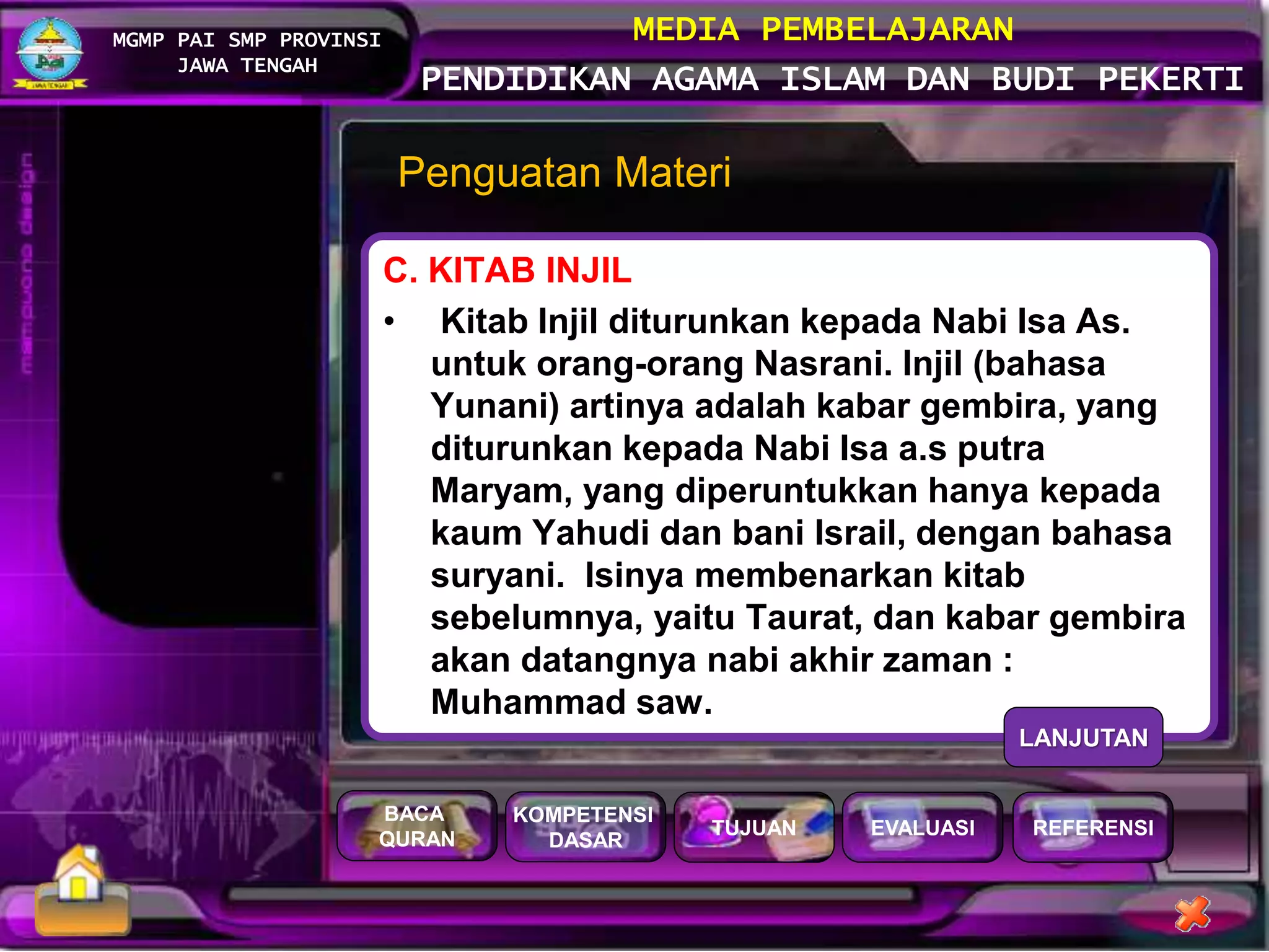 2. nama nama kitab dan nabi penerima | PPT