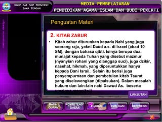 2. nama nama kitab dan nabi penerima | PPTX