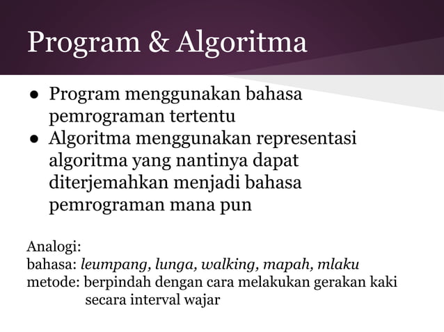 Pengertian Algoritma Ppt