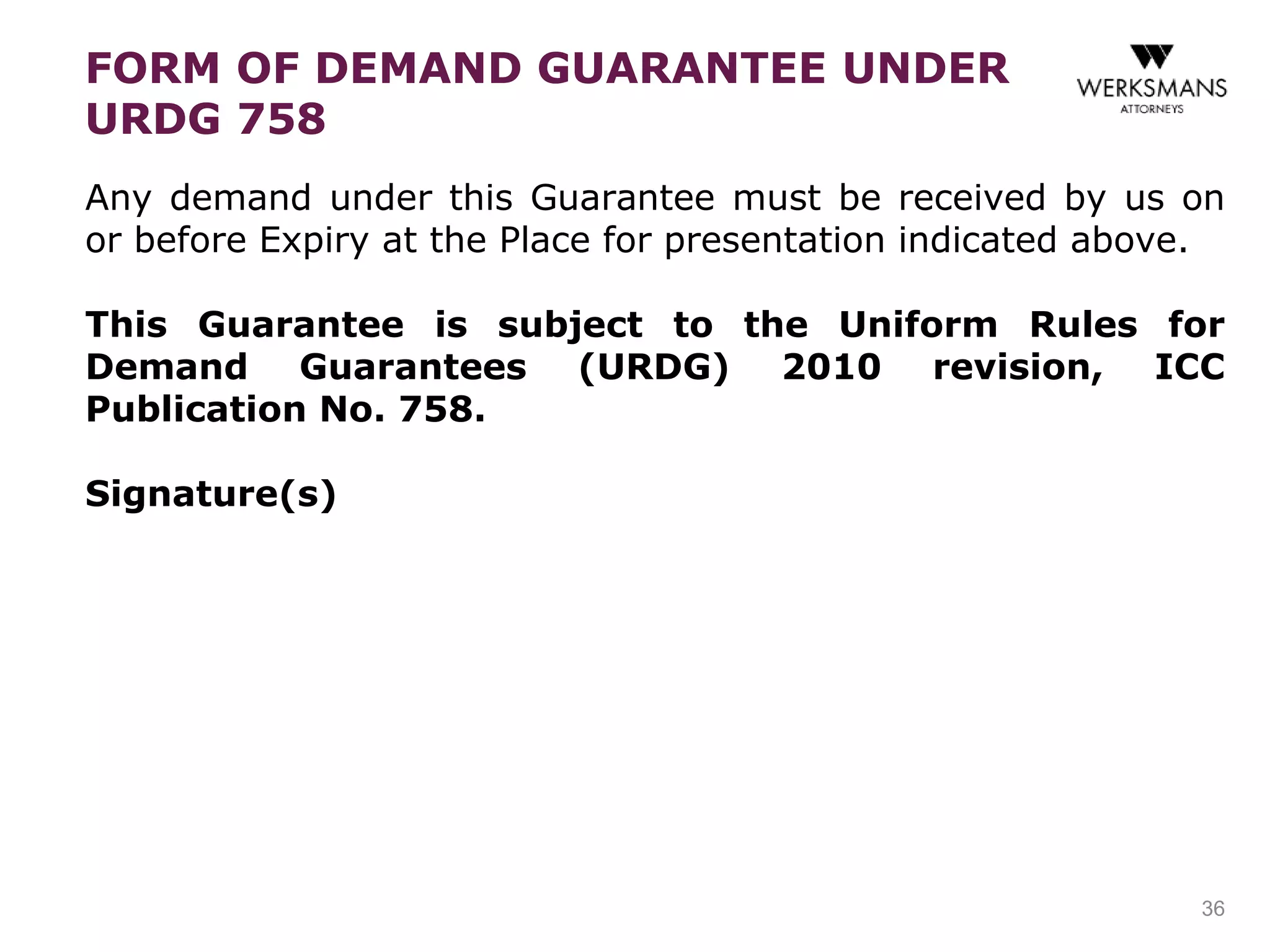 TYPES OF CONSTRUCTION AND ENGINEERING GUARANTEES: | PPTX