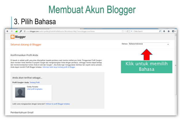 Membuat Akun Google & Blog | PPTX