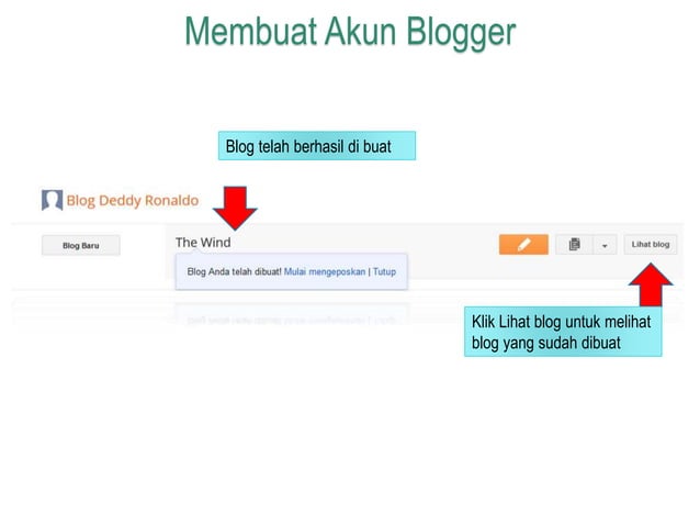 Membuat Akun Google & Blog | PPTX