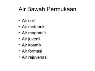 2. siklus hidrologi | PPT